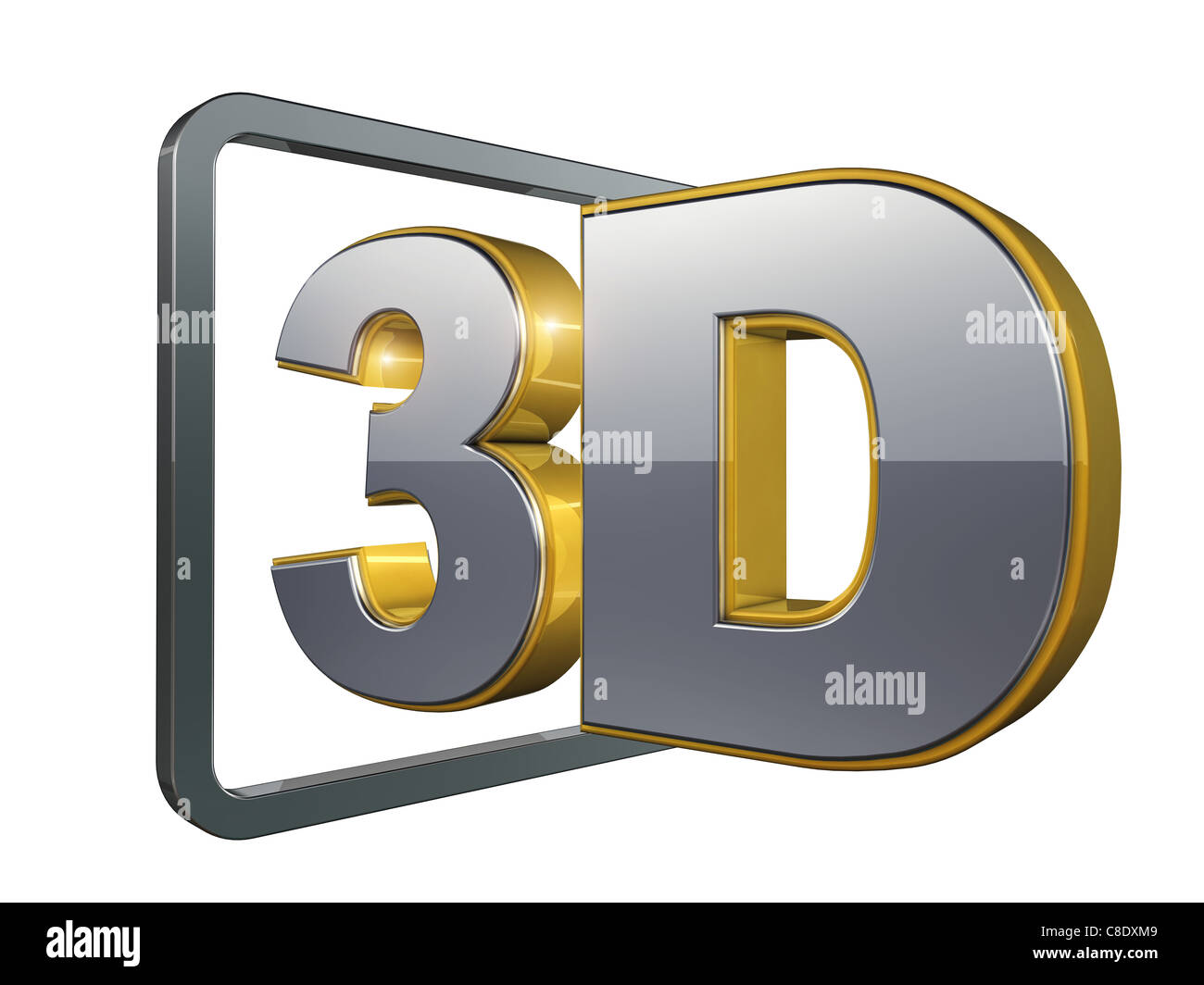 3d technology concept isolated on white , 3d illustration Stock Photo ...