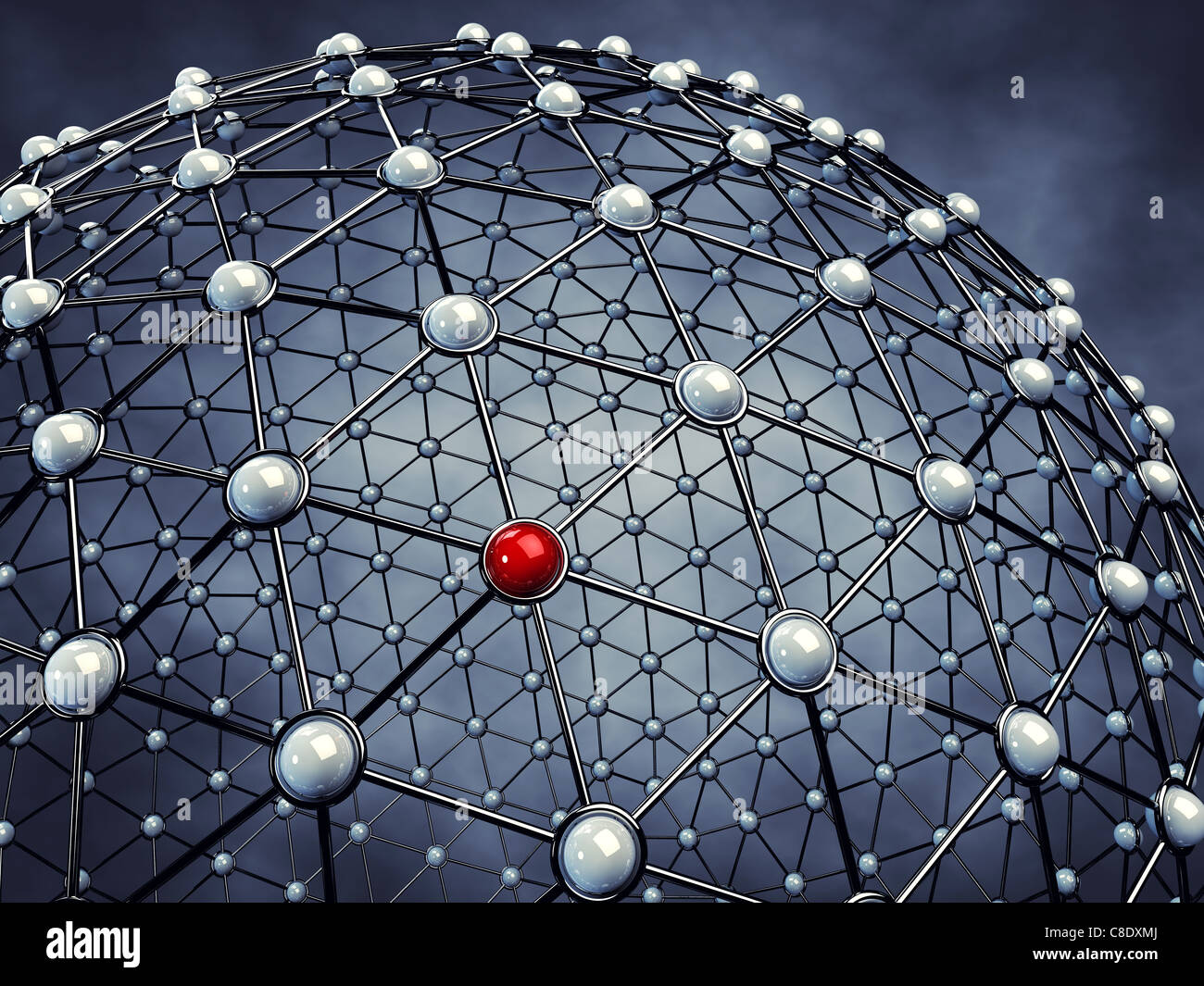 Model of a global network , 3d illustration Stock Photo - Alamy