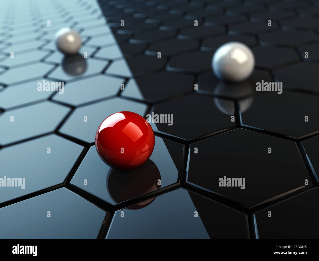 Uniqueness concept, 3d illustration Stock Photo - Alamy