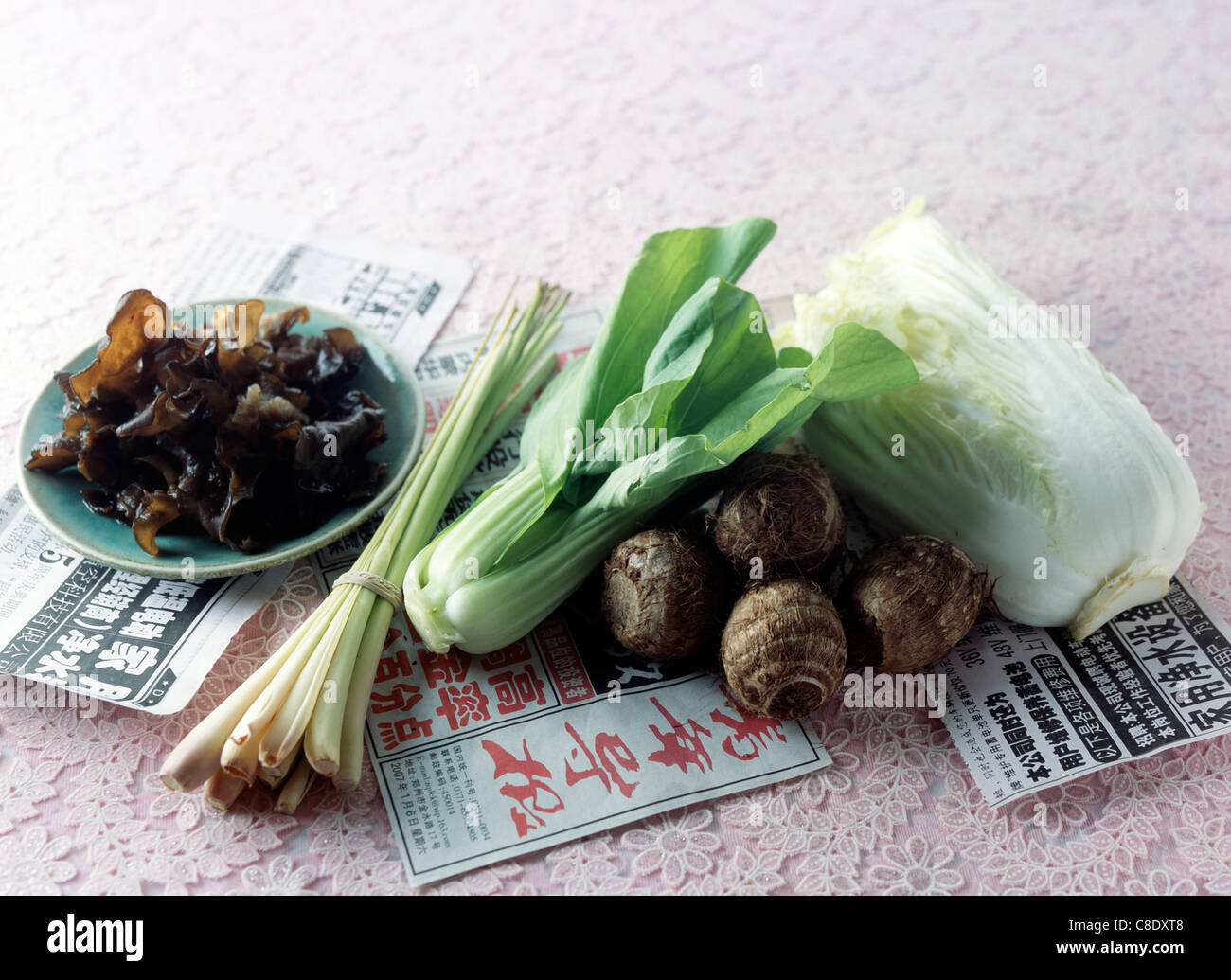 Selection of Asian vegetables Stock Photo - Alamy