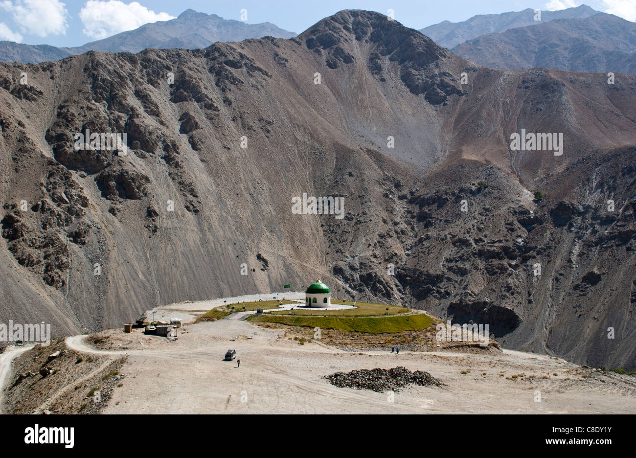The mausoleum of Ahmad Shah Massoud in the Panjshir Valley, Afghanistan ...