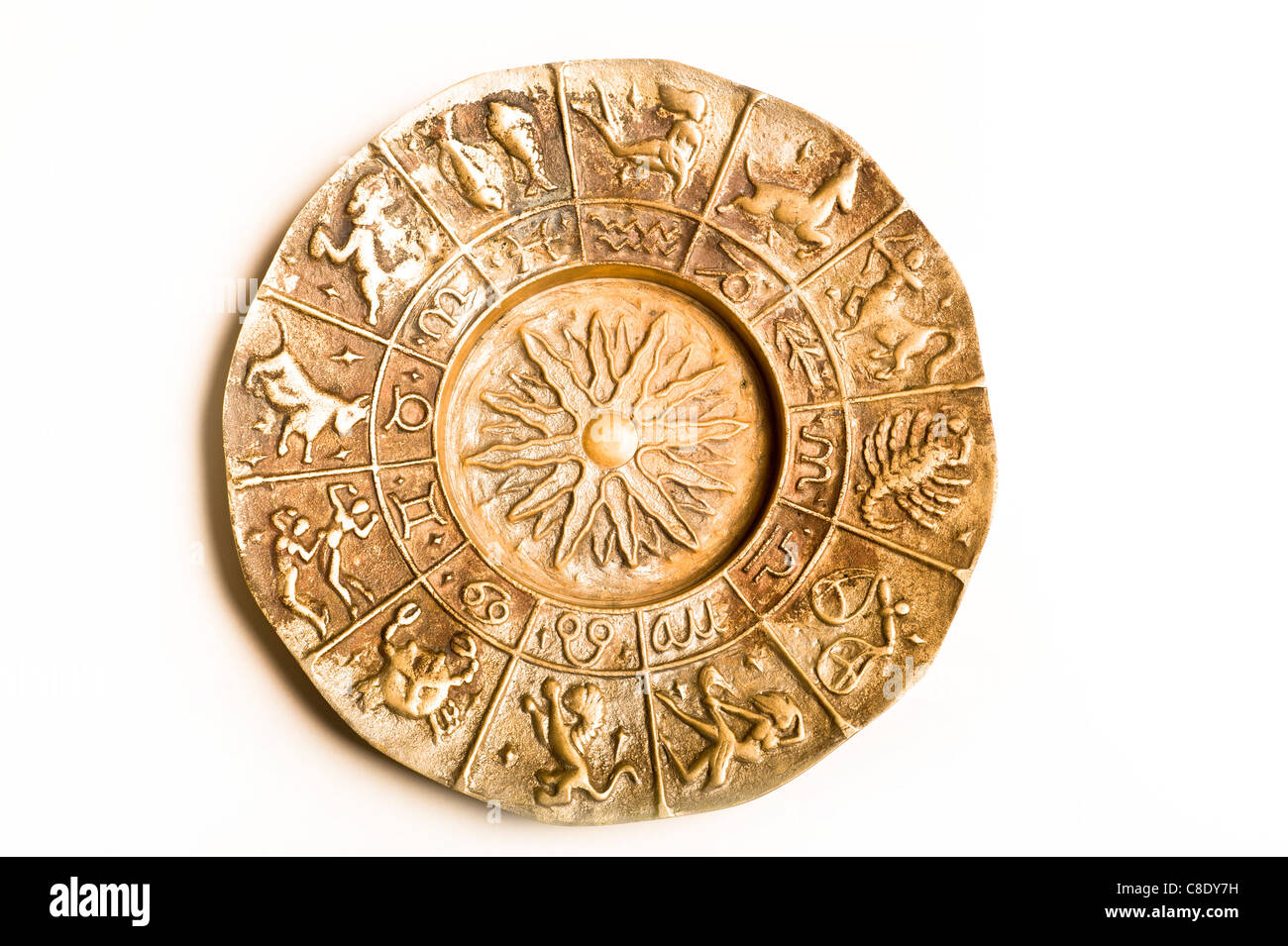 antique astrology plate Stock Photo - Alamy