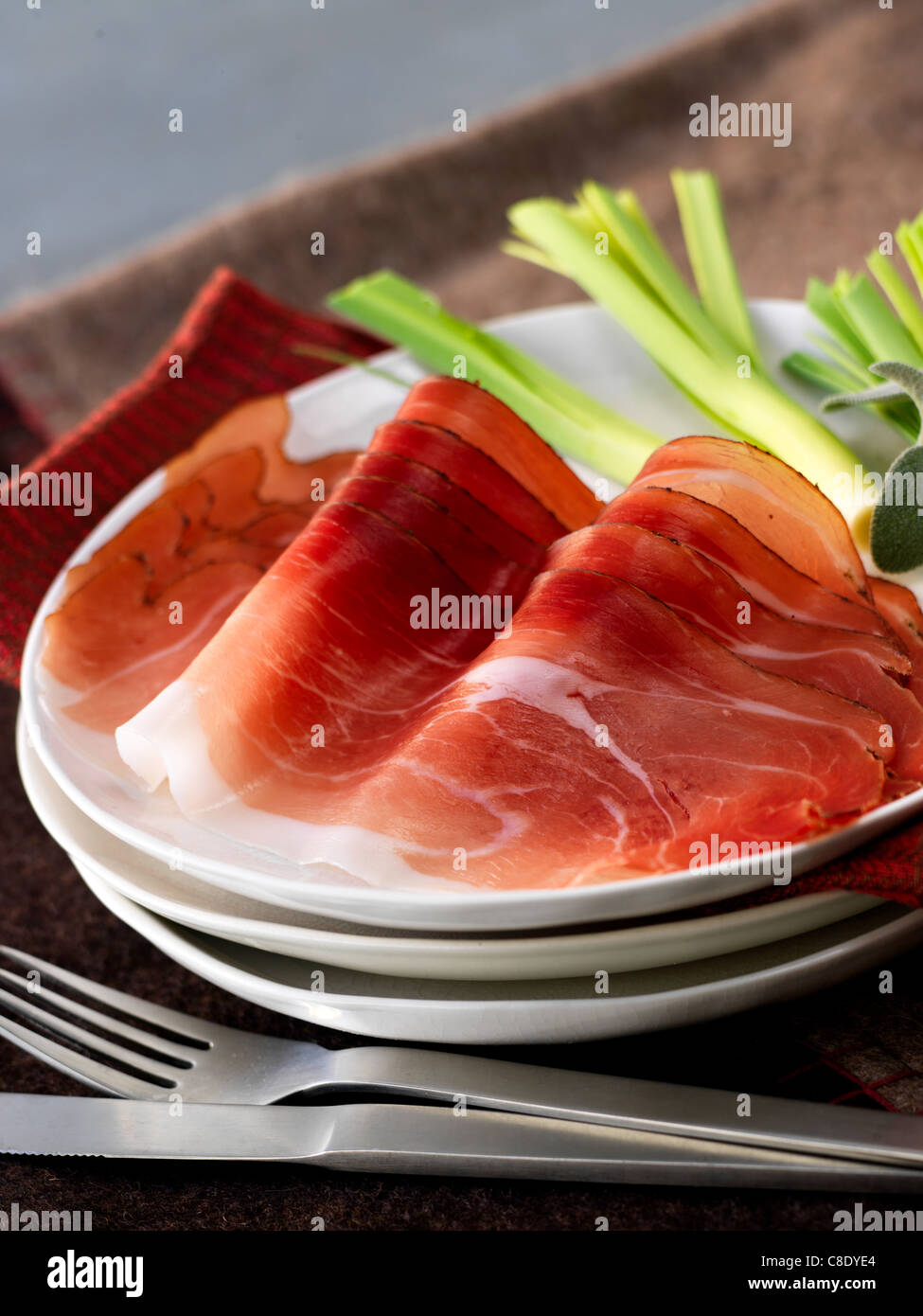 Speck slices hi-res stock photography and images - Alamy