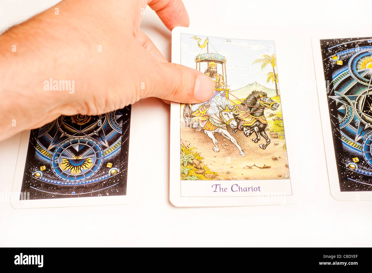 tarot reading session Stock Photo - Alamy