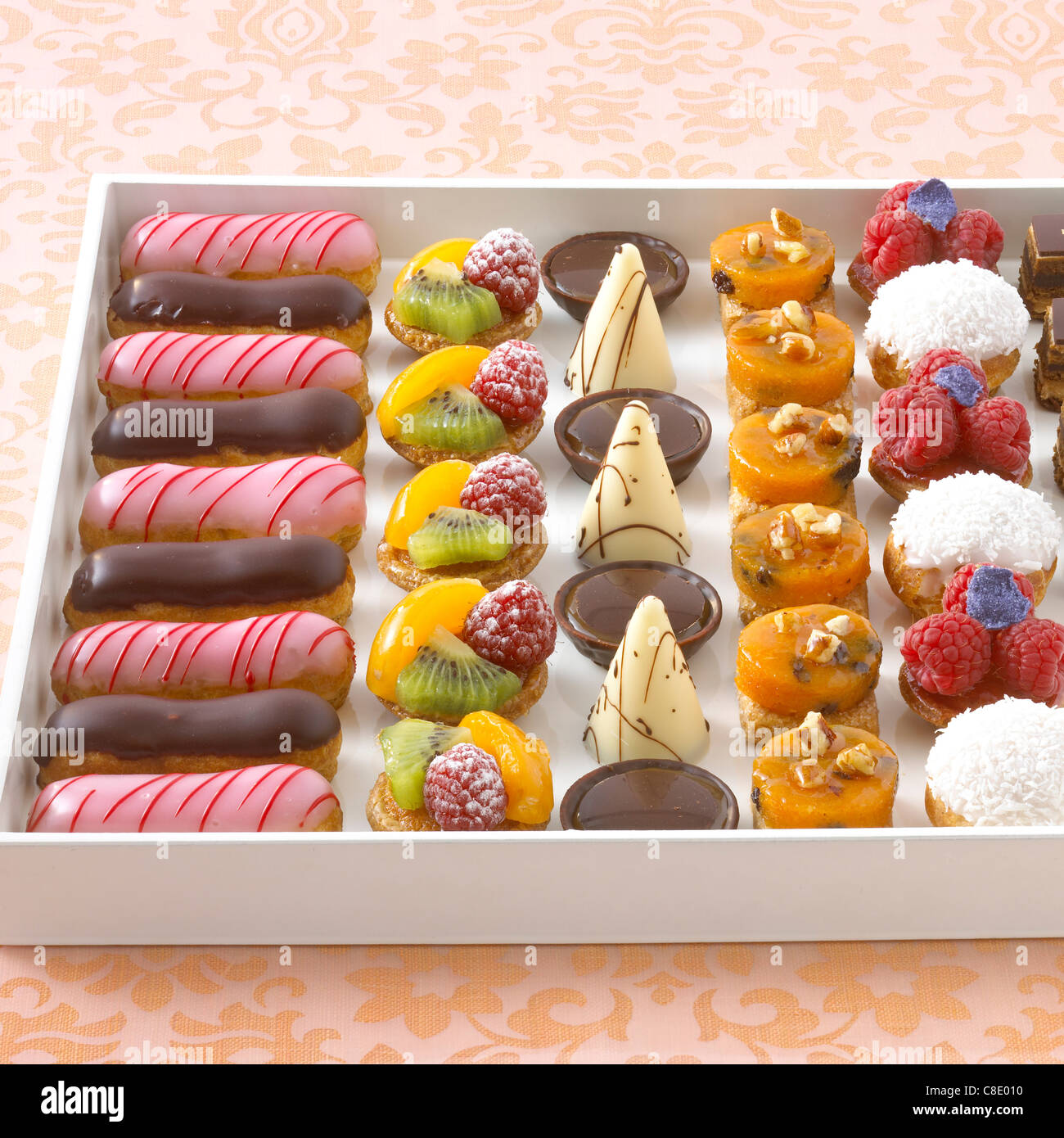 Box of sweet delicacies Stock Photo - Alamy
