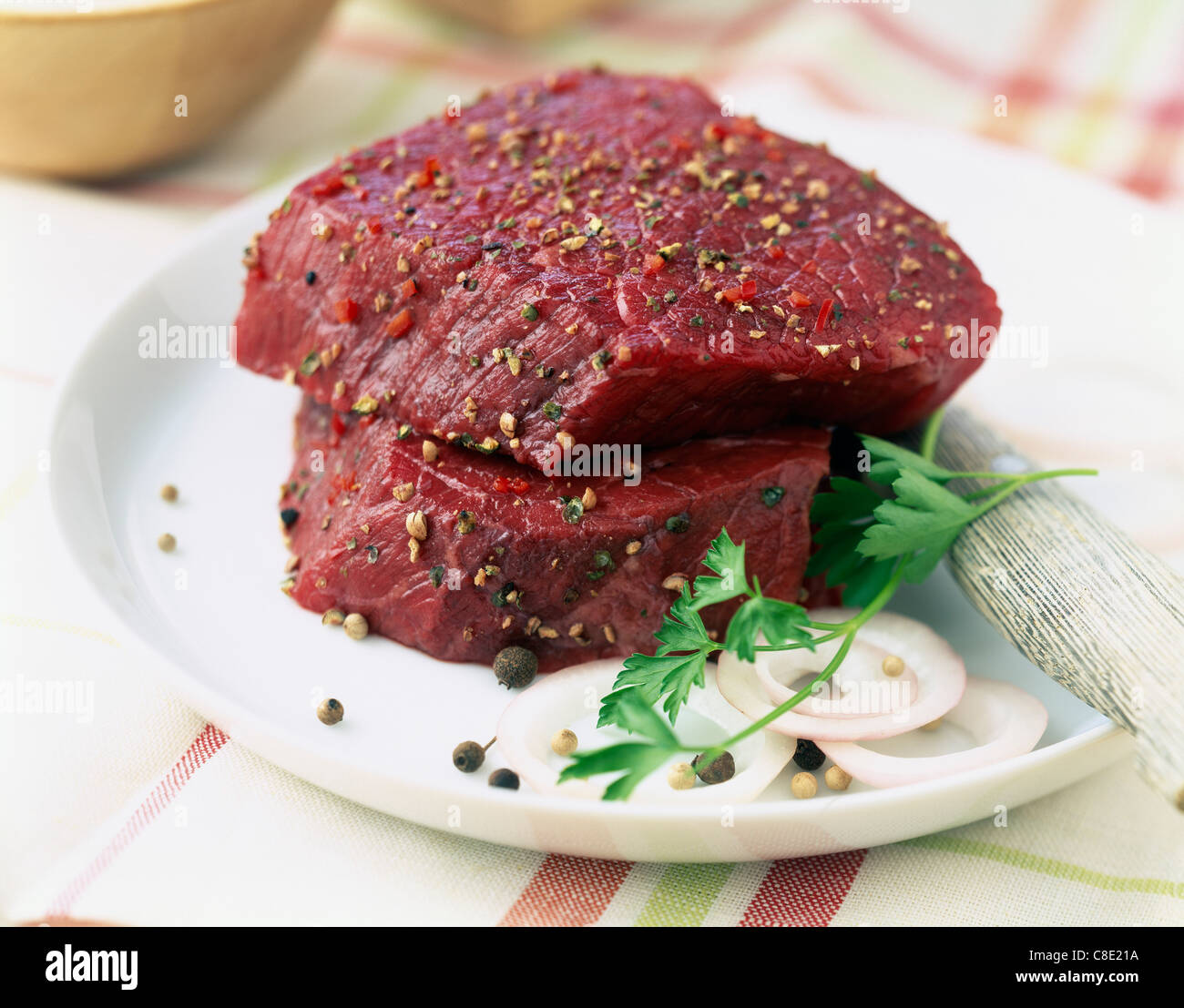 Thick steaks hi-res stock photography and images - Alamy