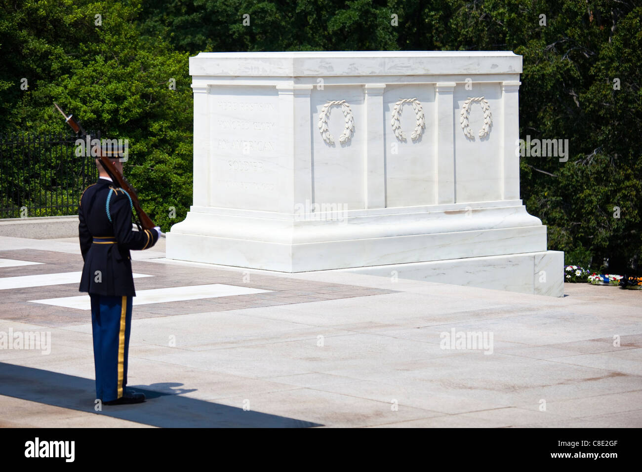Tomb of the Unknown Soldier, Arlington Cemetery, Arlington, Virginia ...