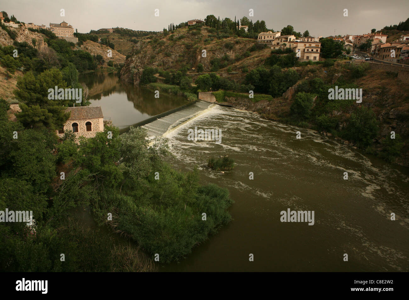 Tajo River (Tagus River) in Toledo, Spain Stock Photo - Alamy
