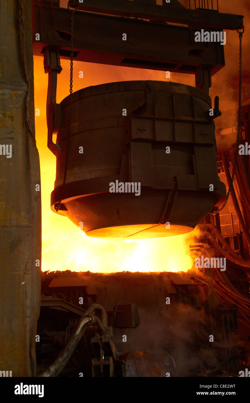 Open hearth steel furnace hi-res stock photography and images - Alamy