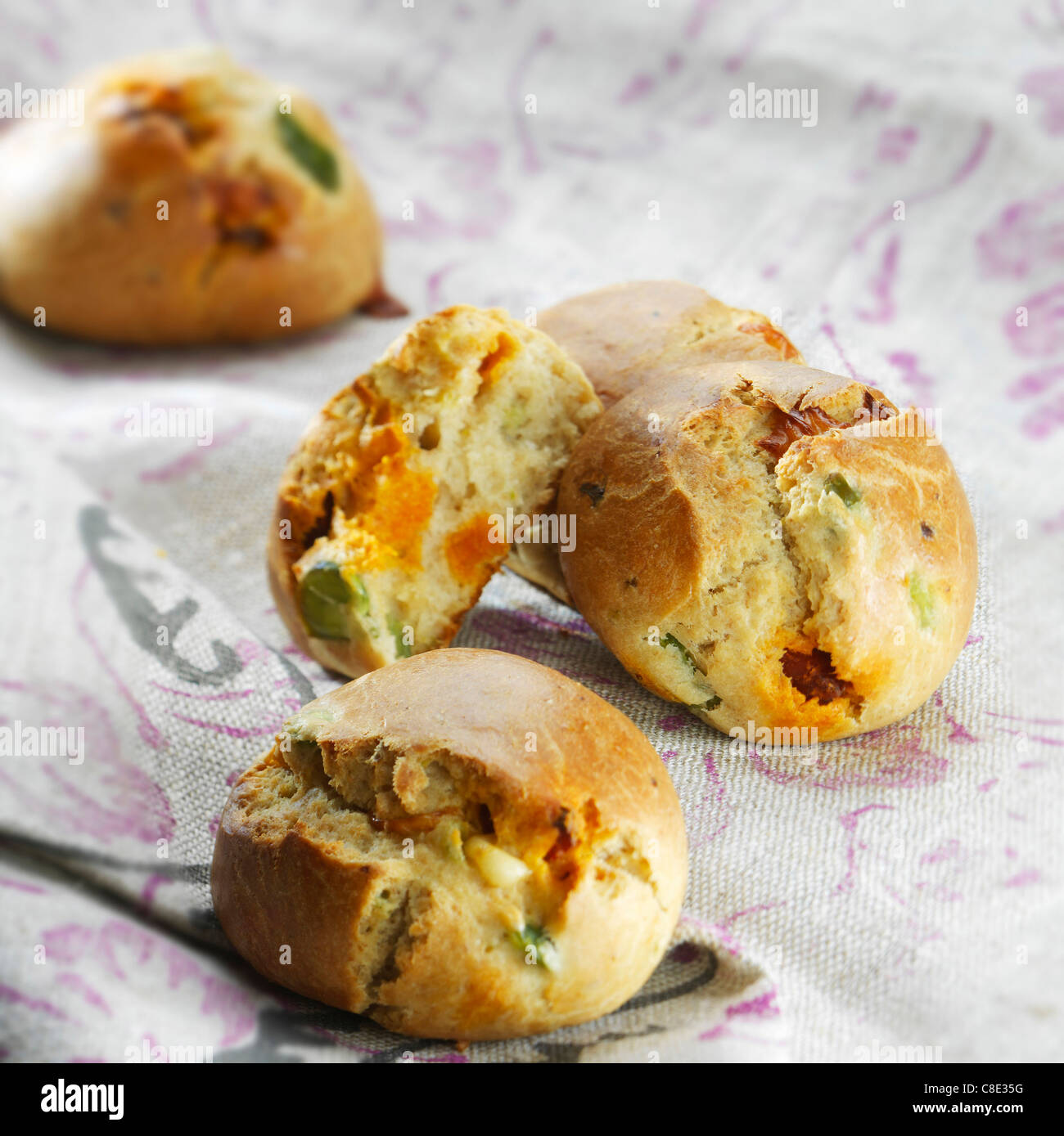 Vegetable buns Stock Photo - Alamy