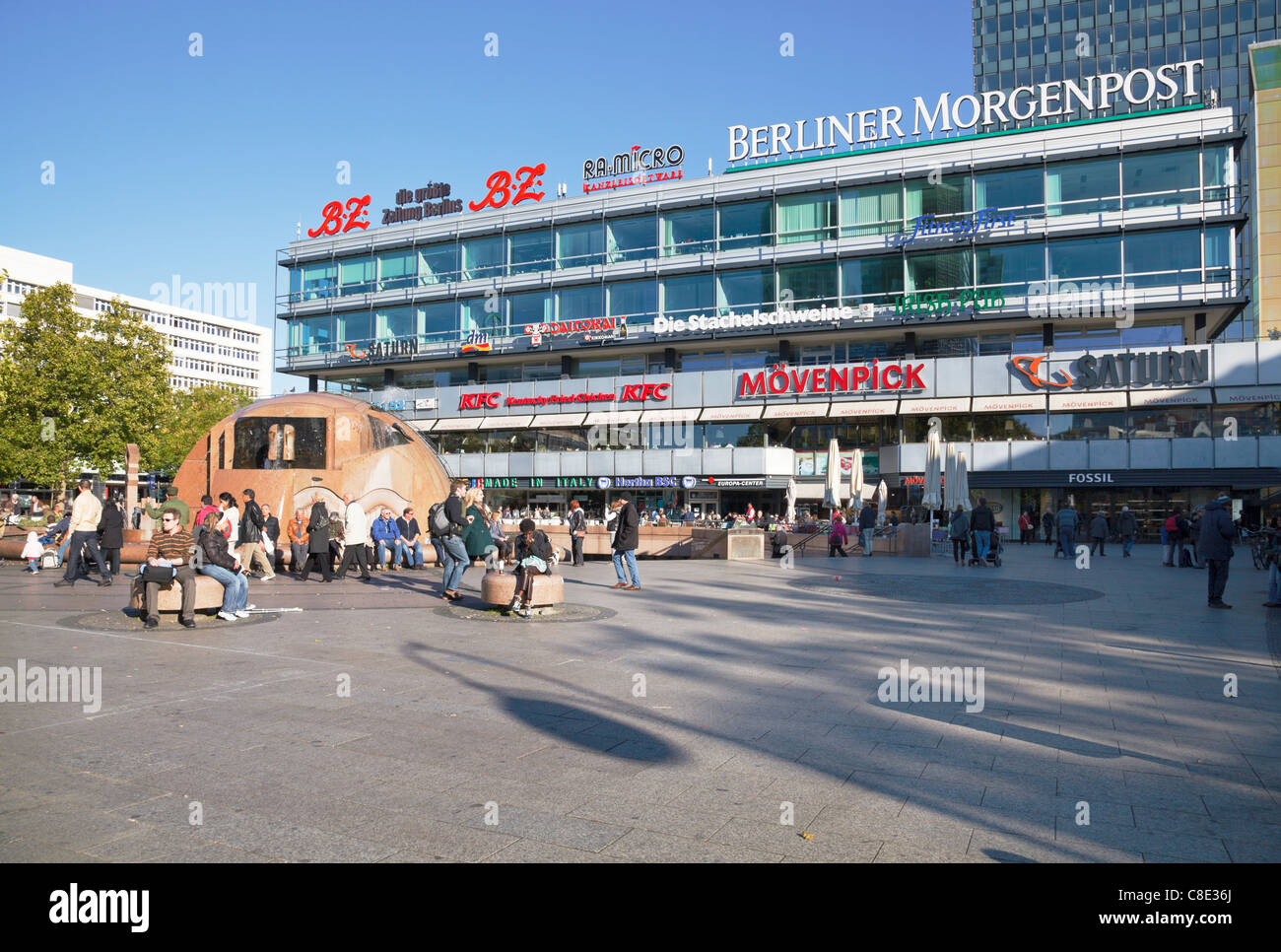 Breitscheidplatz and Europa Center, Berlin, Germany Stock Photo - Alamy