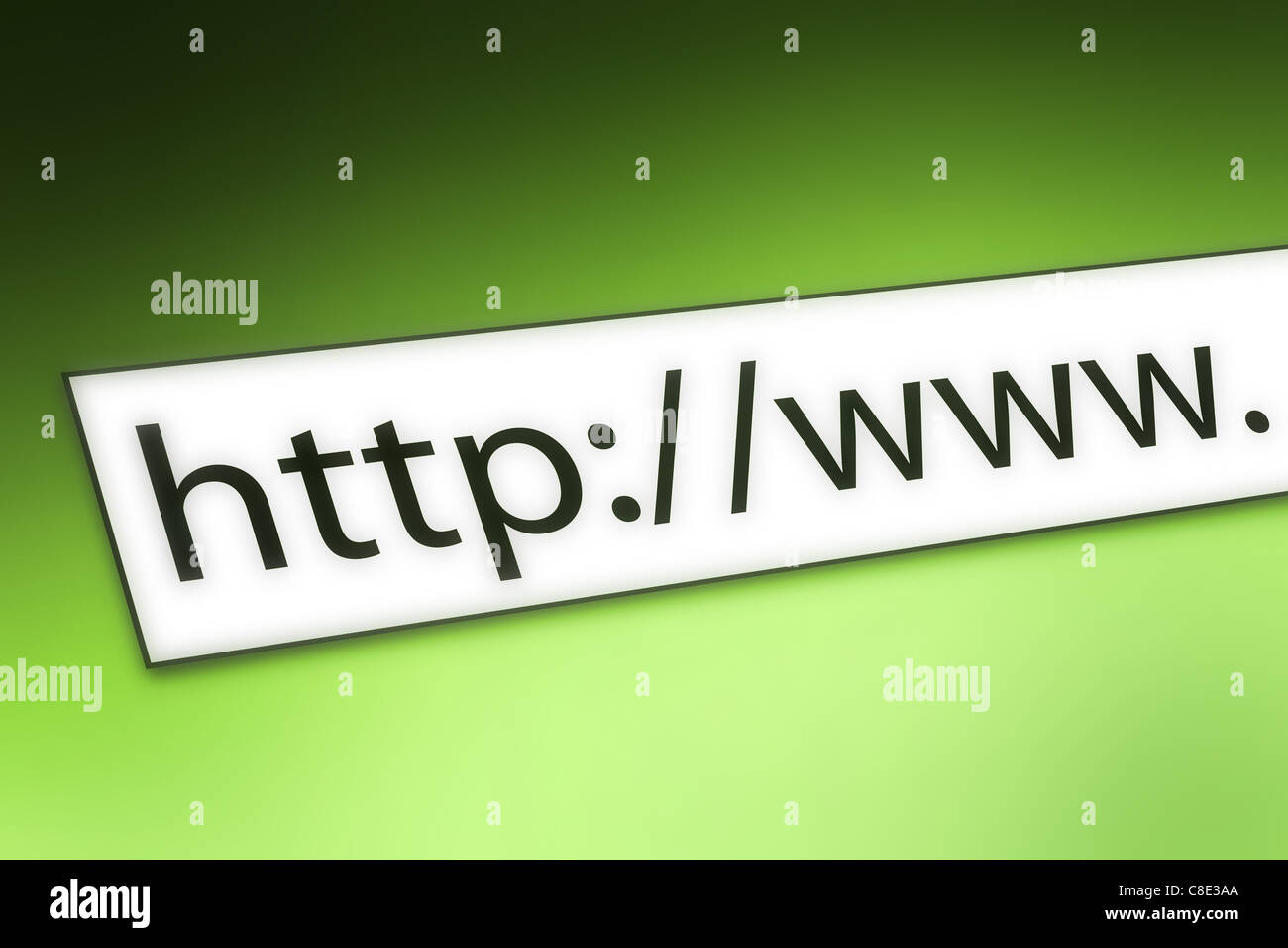Internet concept: a web browser address bar Stock Photo - Alamy