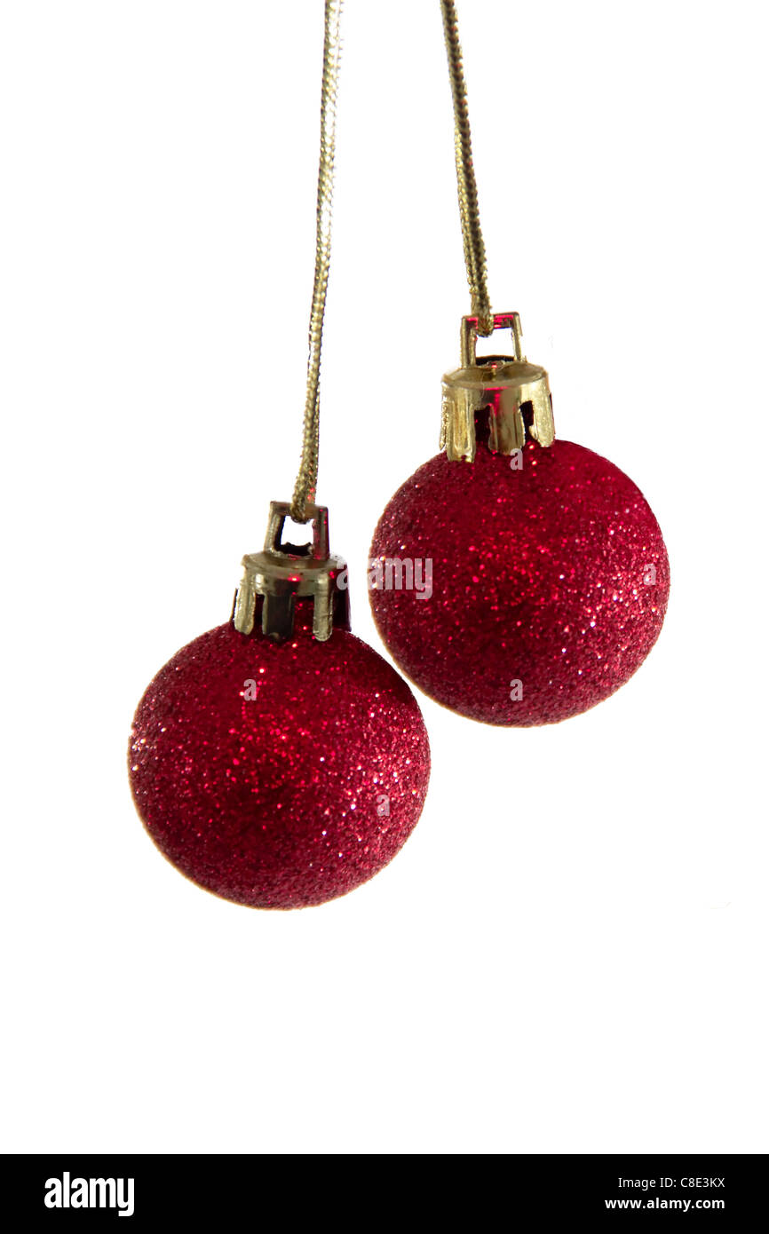 Christmas Ornaments Balls Stock Photo Alamy