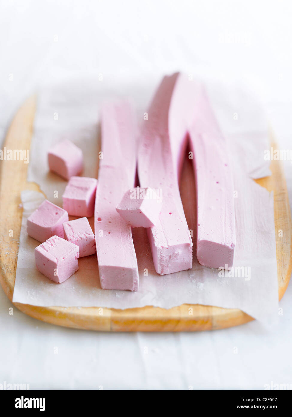 Rose water-flavored marshmallows Stock Photo - Alamy