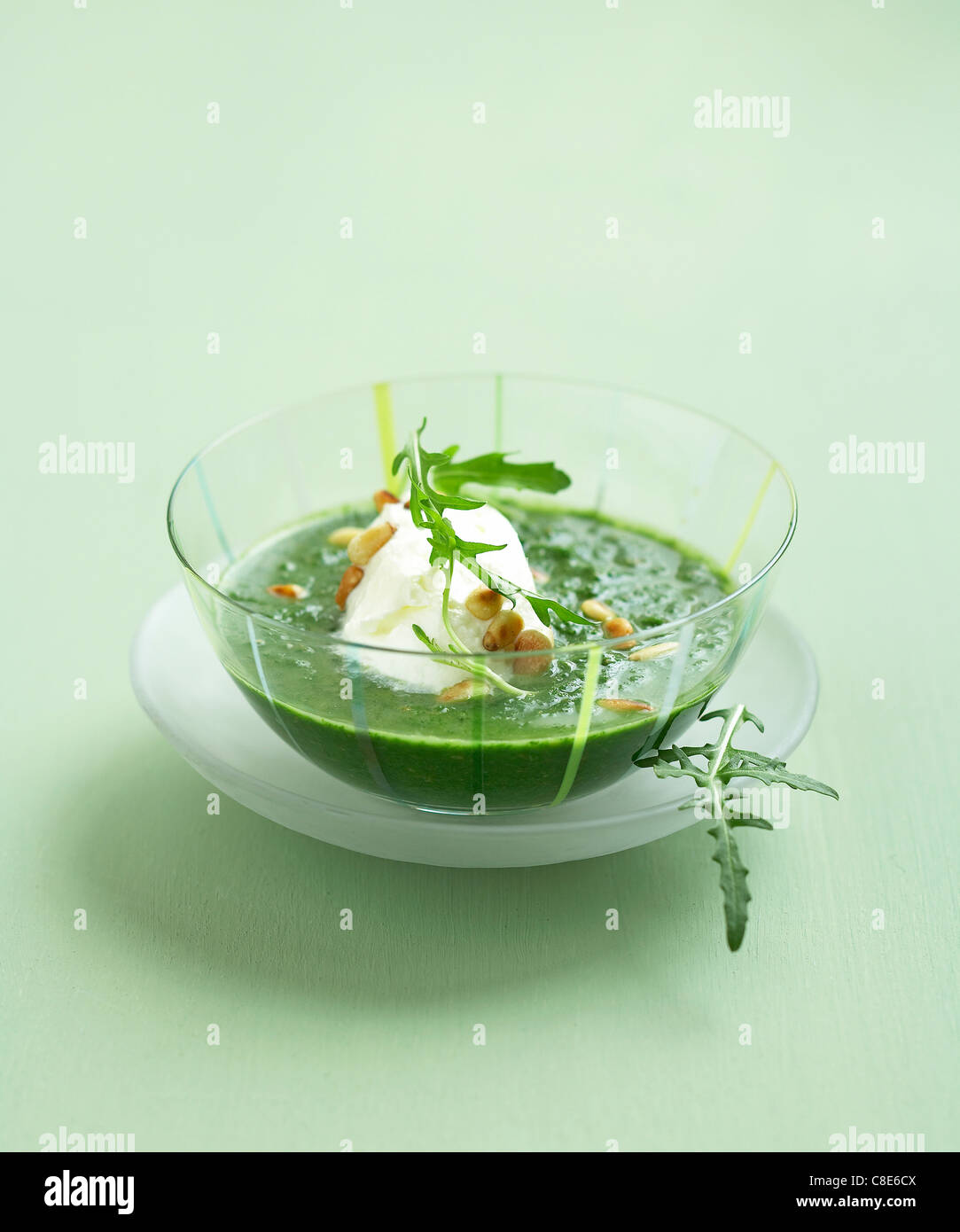 Cold rocket soup Stock Photo - Alamy