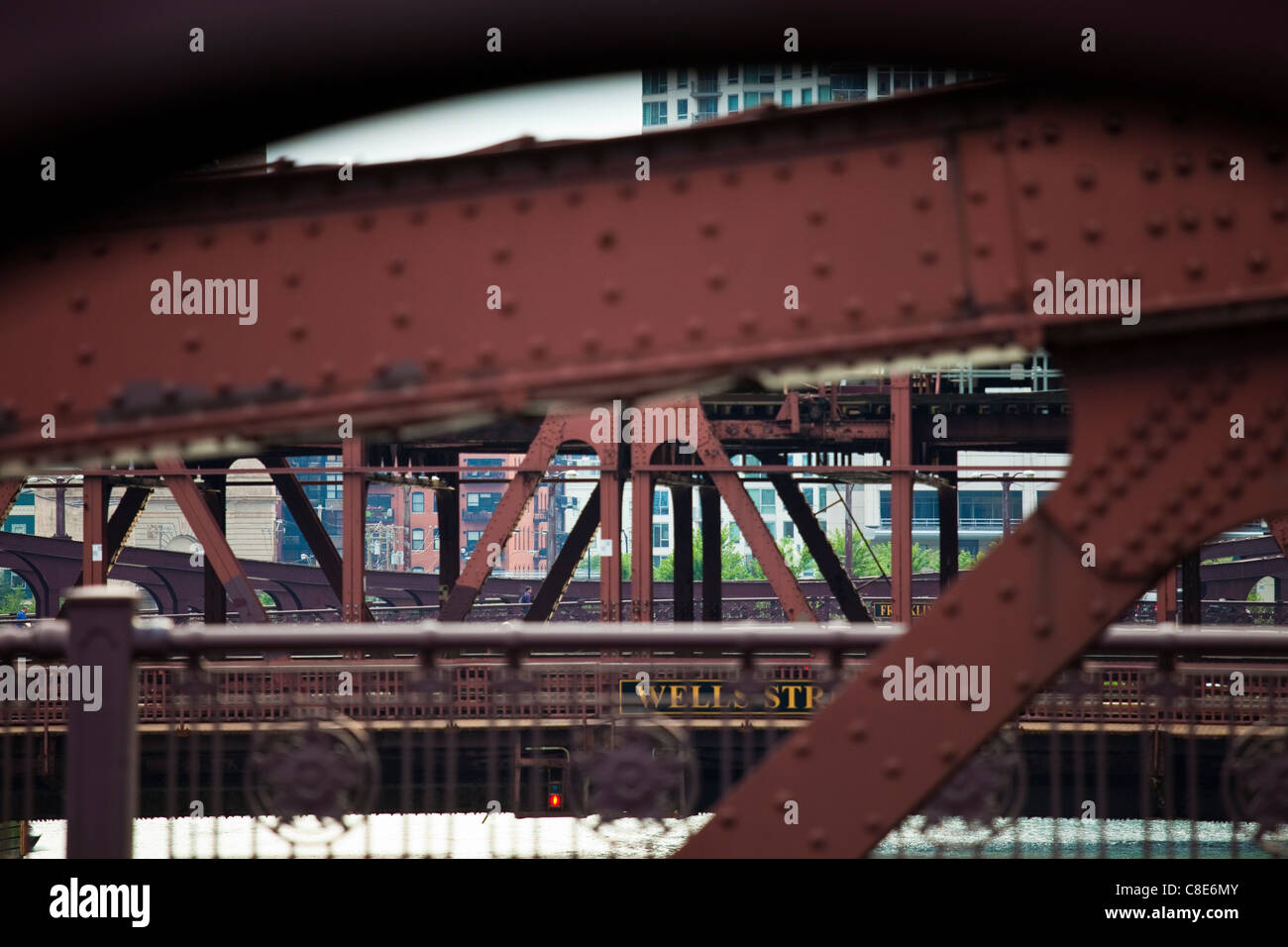 Chicago bridge detail hi-res stock photography and images - Alamy