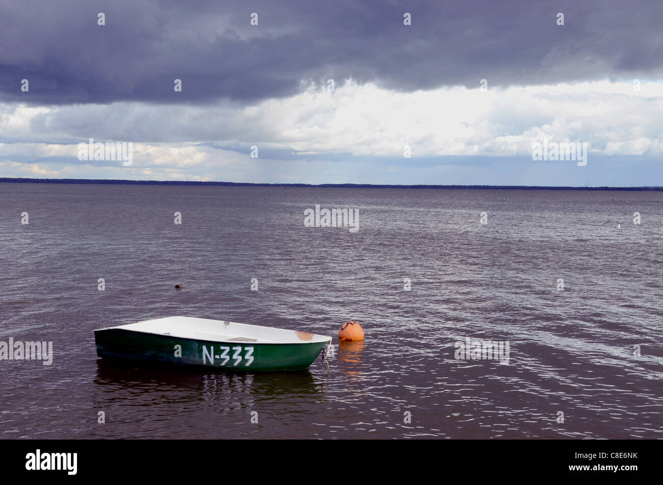 Orange plastic boat hi-res stock photography and images - Alamy
