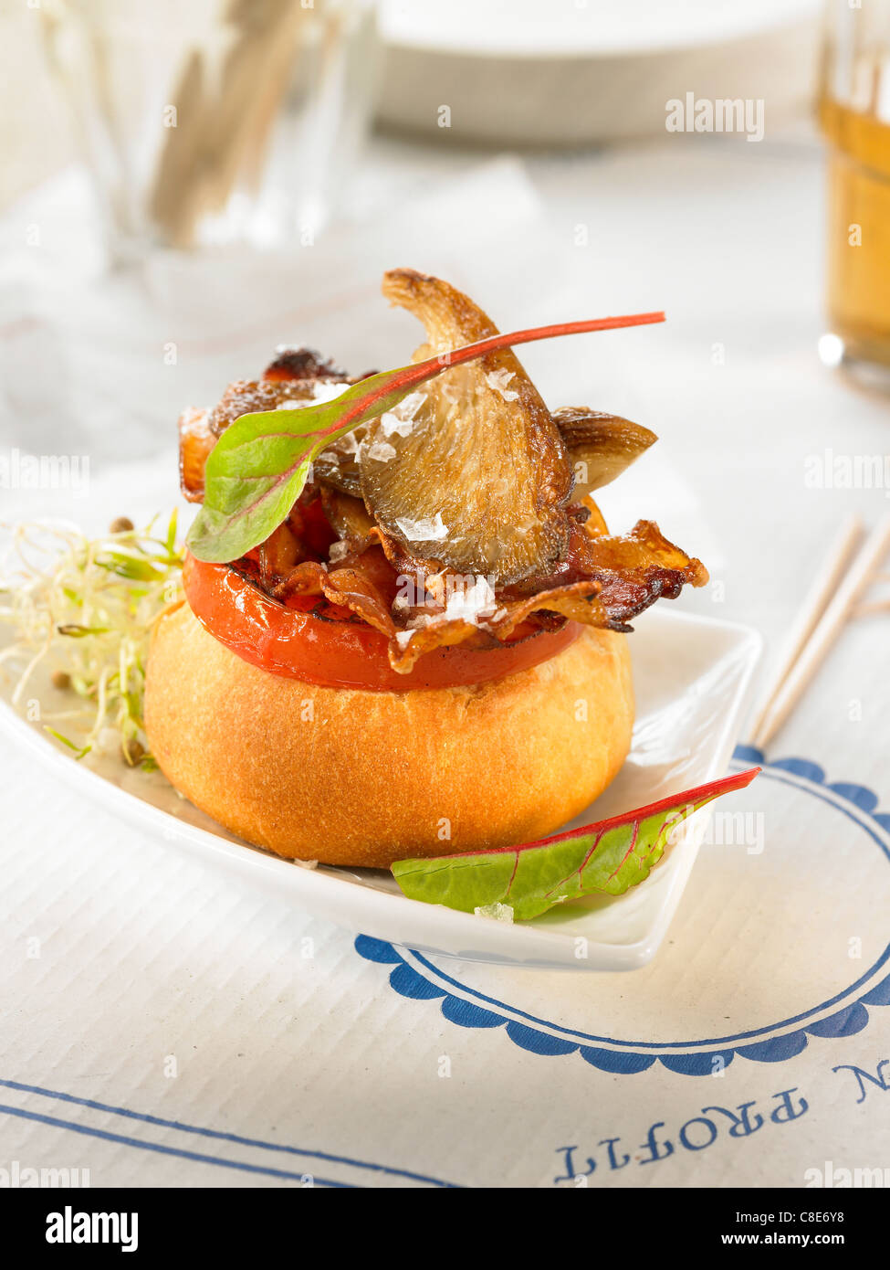 Open cold sandwich hi-res stock photography and images - Alamy