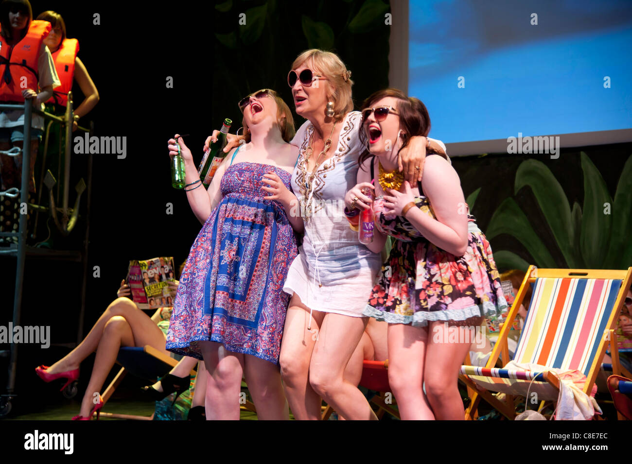 singer ANN ATKINSON as Mrs Noye in Mid Wales Opera production Benjamin ...