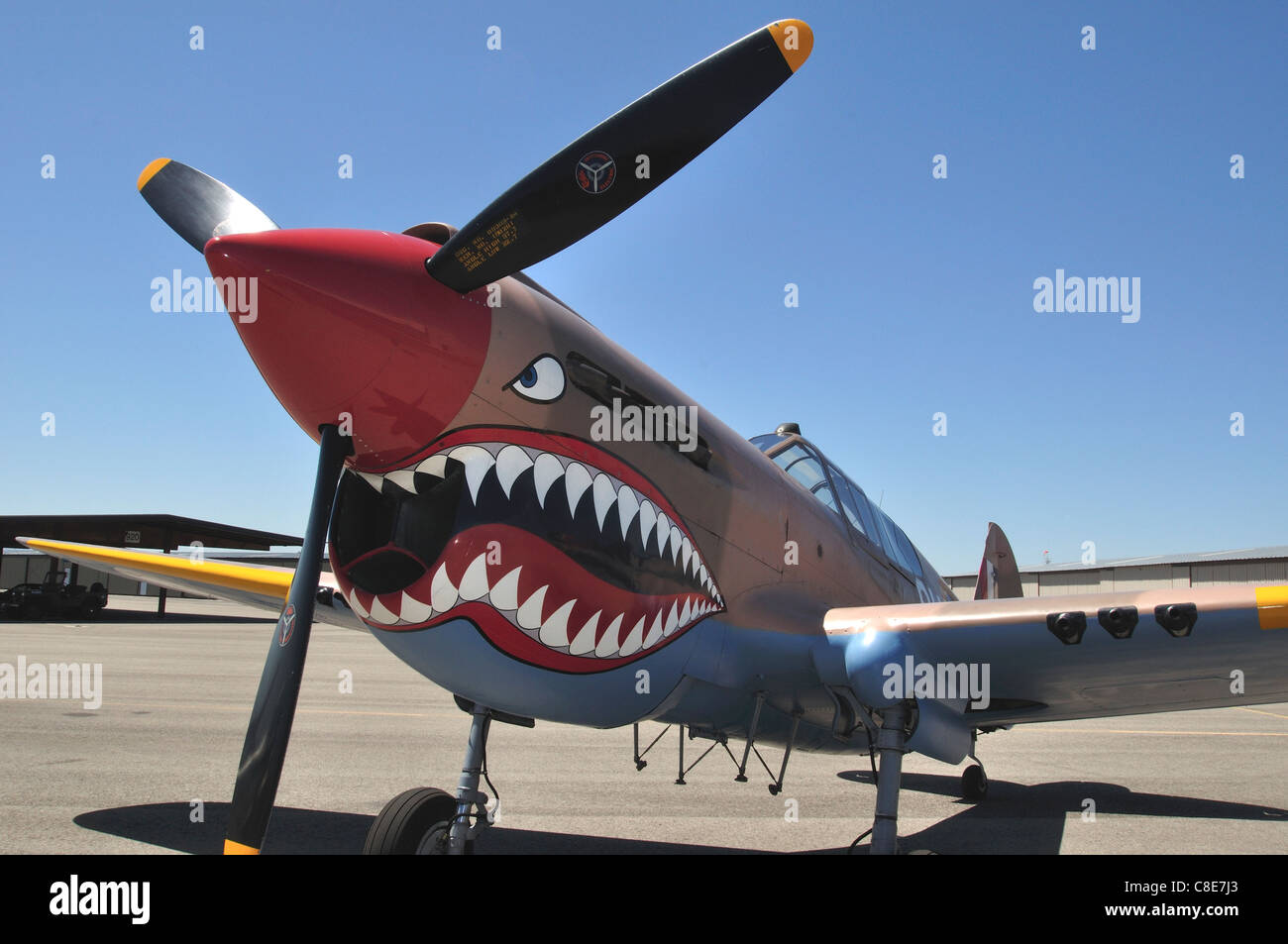 Curtiss P-40N Warhawk at the Warhawk Aviation Museum at Nampa Municipal ...