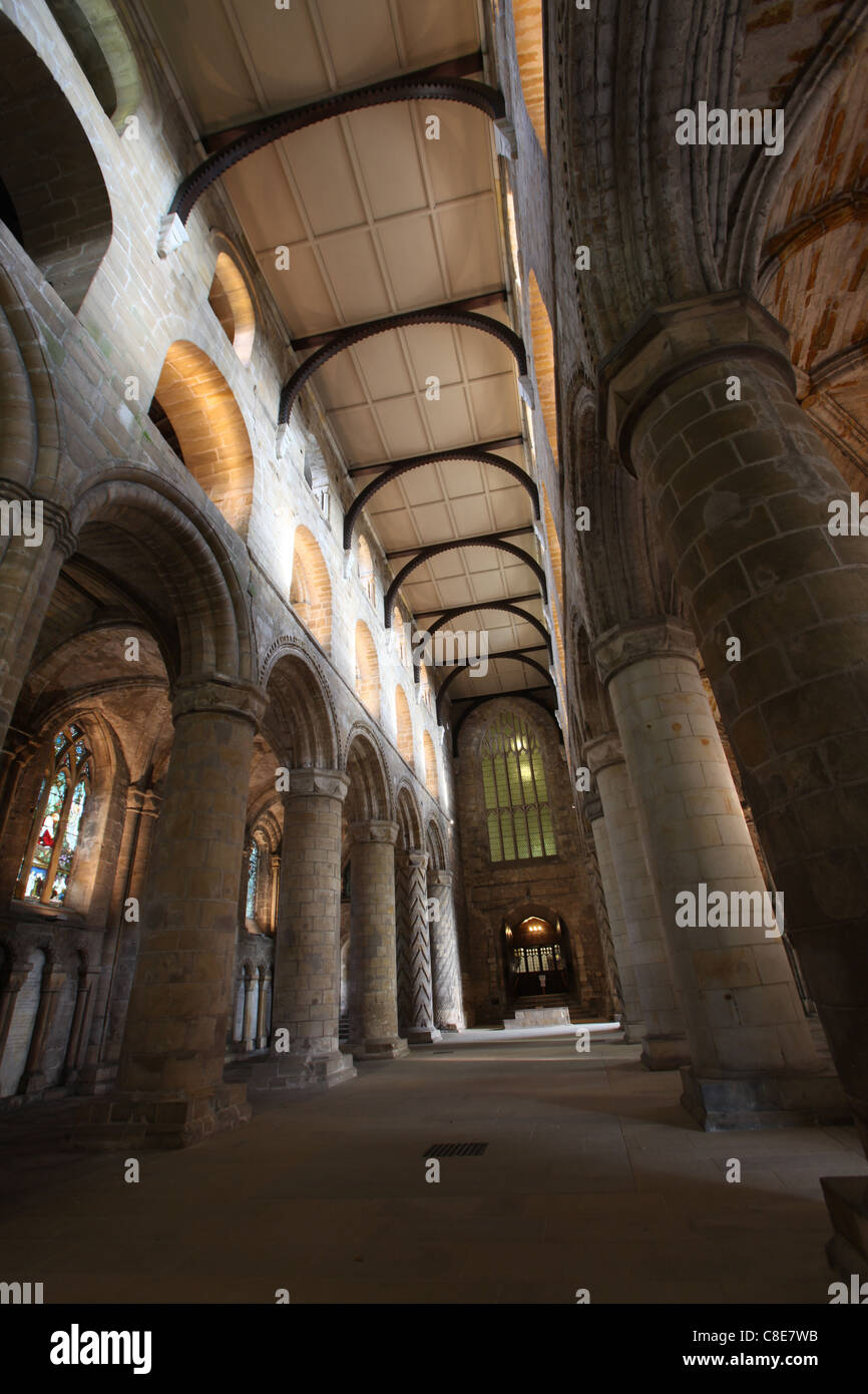 Town of Dunfermline, Scotland. Internal view of historic Dunfermline ...