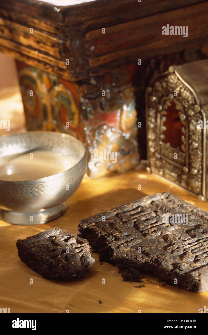 Yak butter tea brick hi-res stock photography and images - Alamy