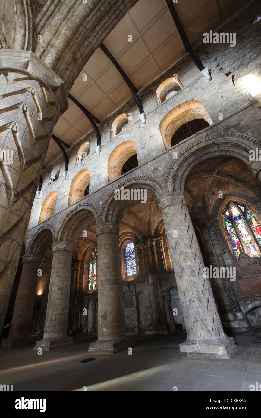 Town of Dunfermline, Scotland. Internal view of historic Dunfermline ...