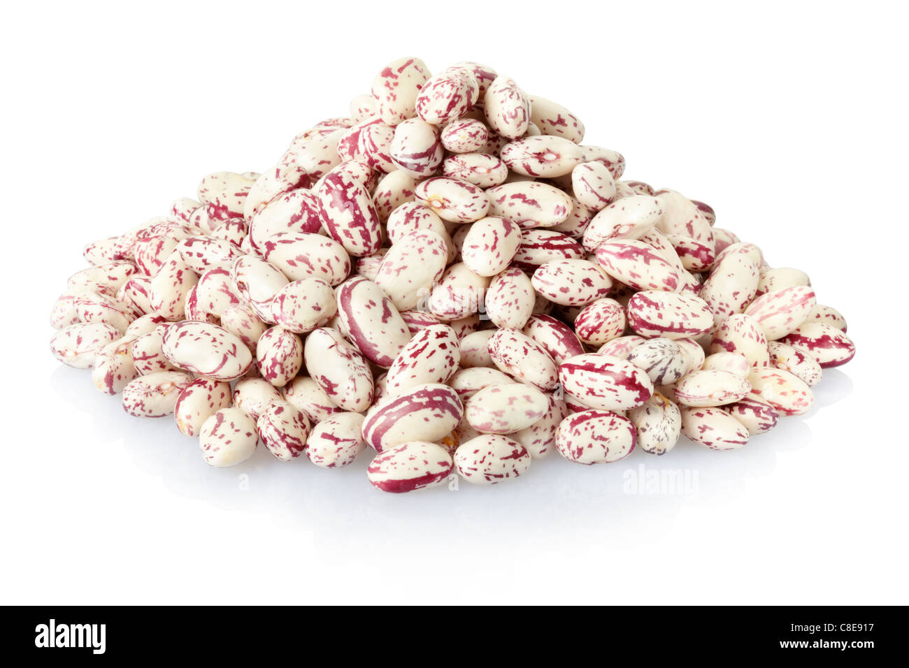 Heap raw beans closeup Cut Out Stock Images & Pictures - Alamy