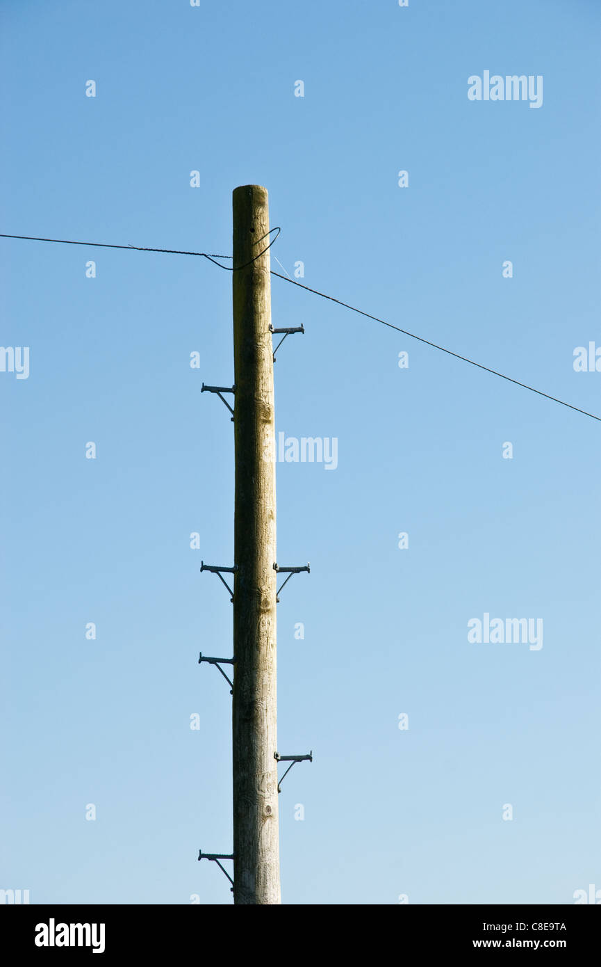 A telephone pole Stock Photo - Alamy