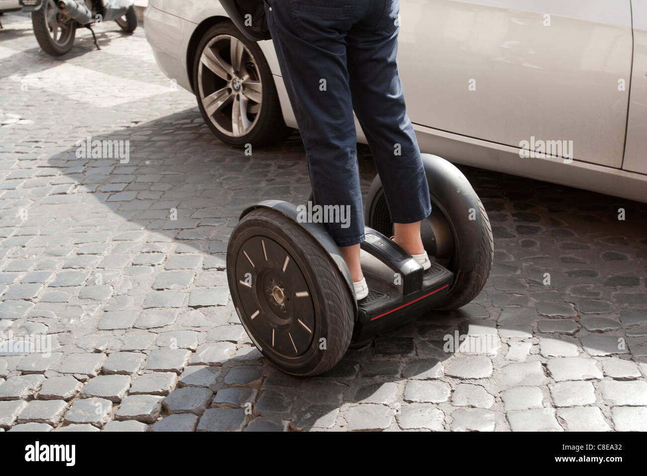 Person on segway hi-res stock photography and images - Alamy