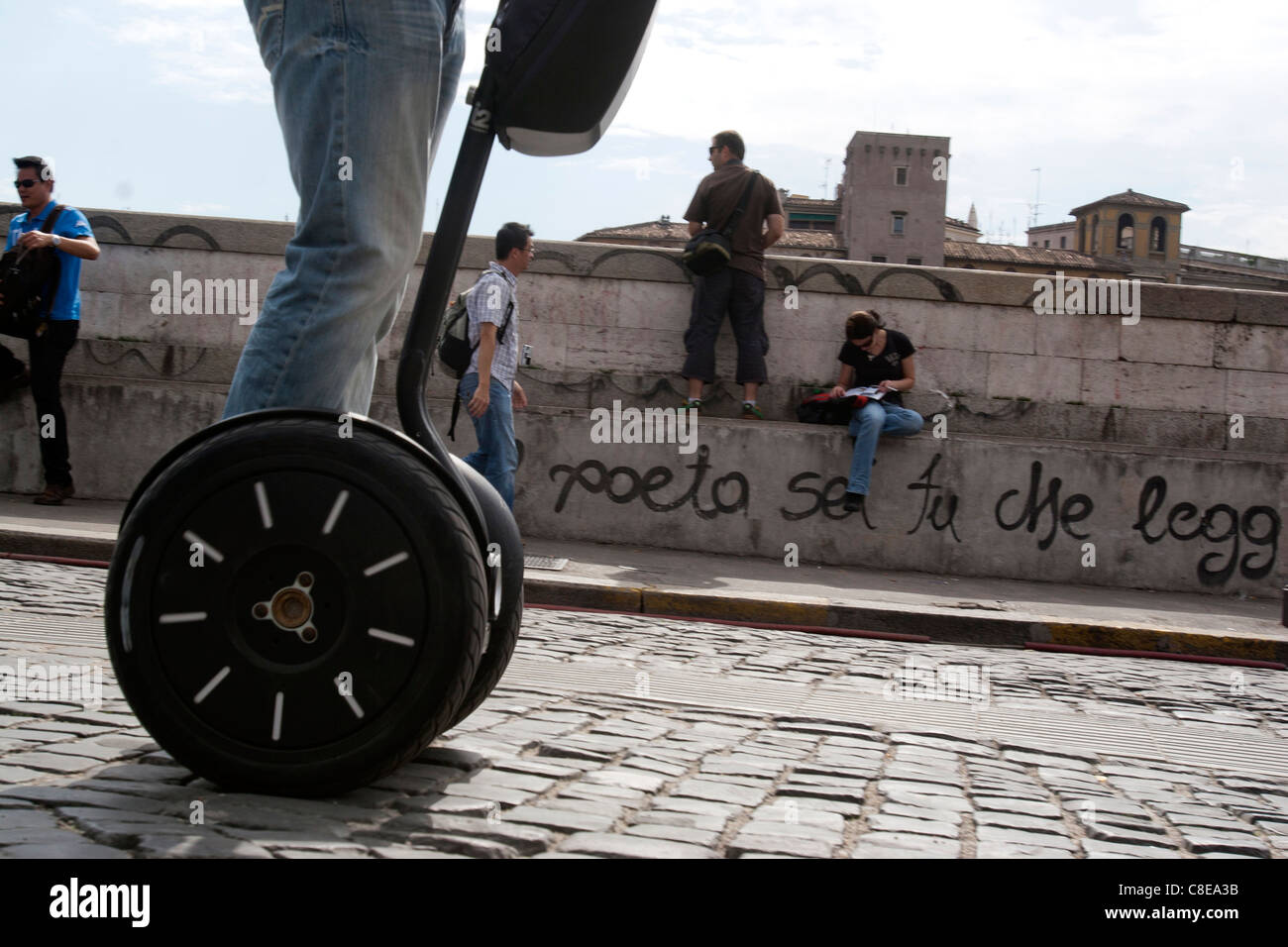 Person on segway hi-res stock photography and images - Alamy