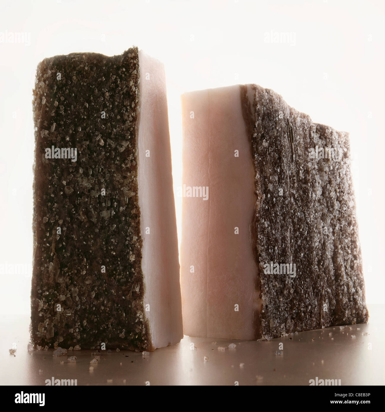 Piece of pork fat Stock Photo - Alamy