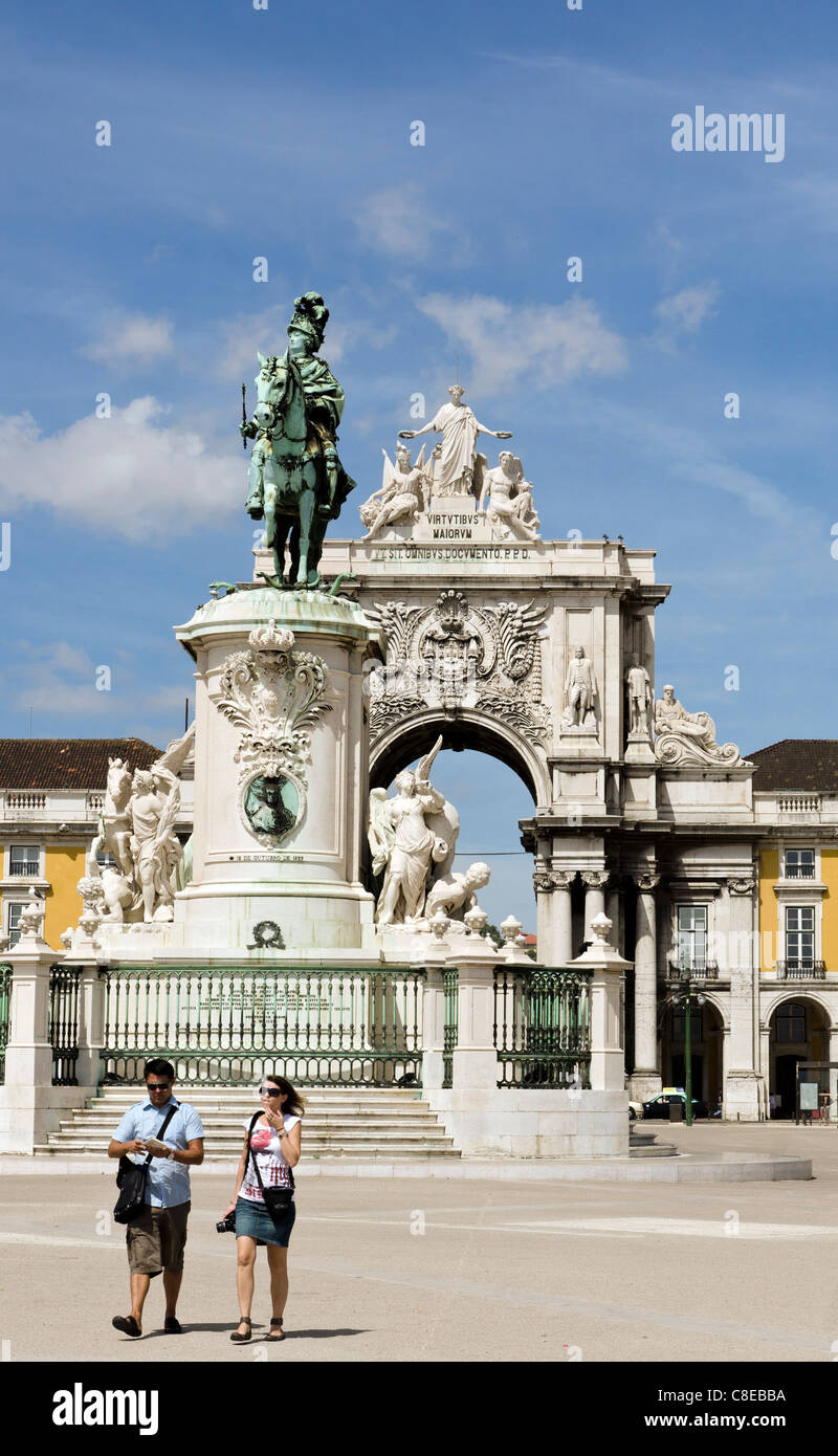 Terreiro do Paco square, Lisbon Portugal Stock Photo - Alamy