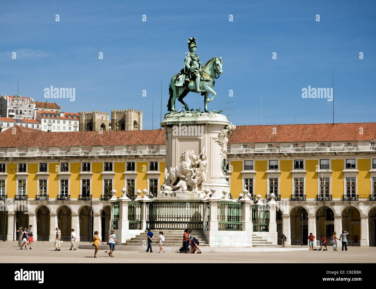 Terreiro do Paco square, Lisbon Portugal Stock Photo - Alamy