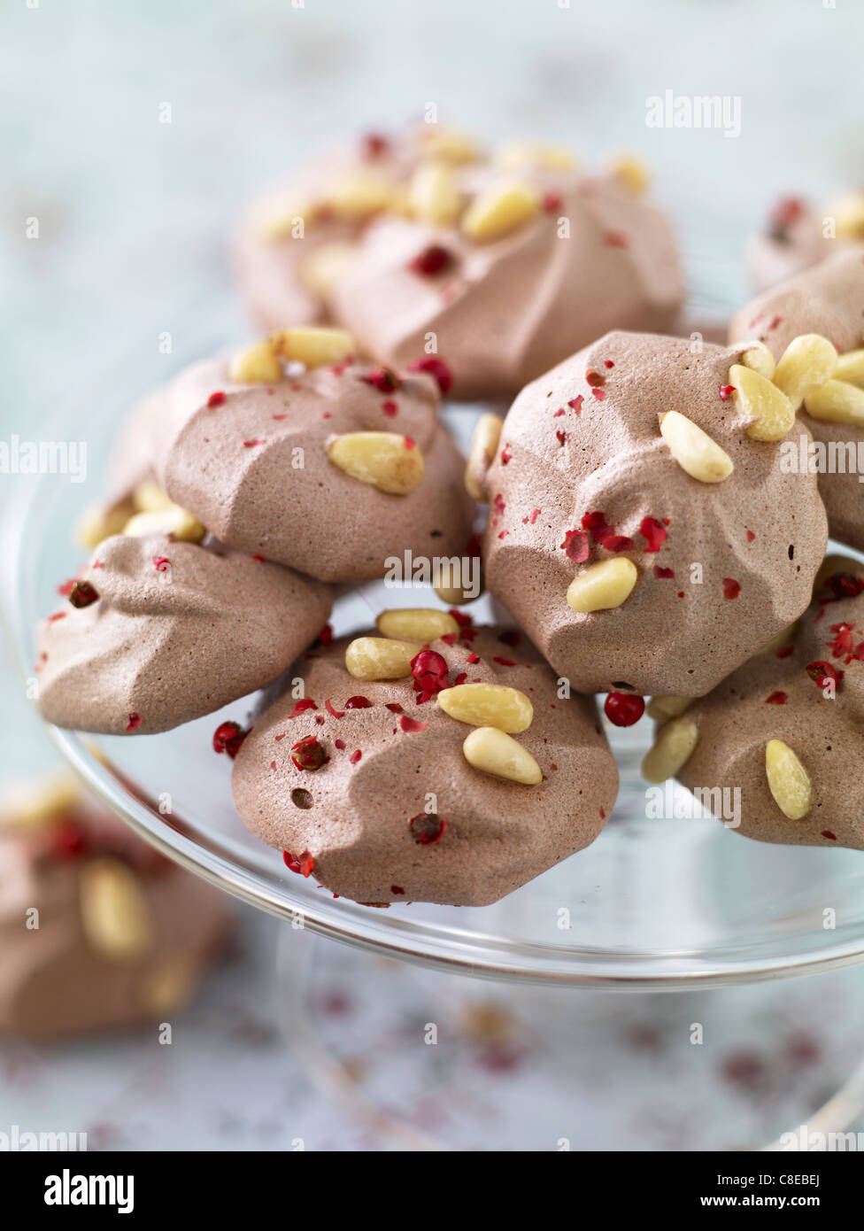 Nut meringues finger food hi-res stock photography and images - Alamy