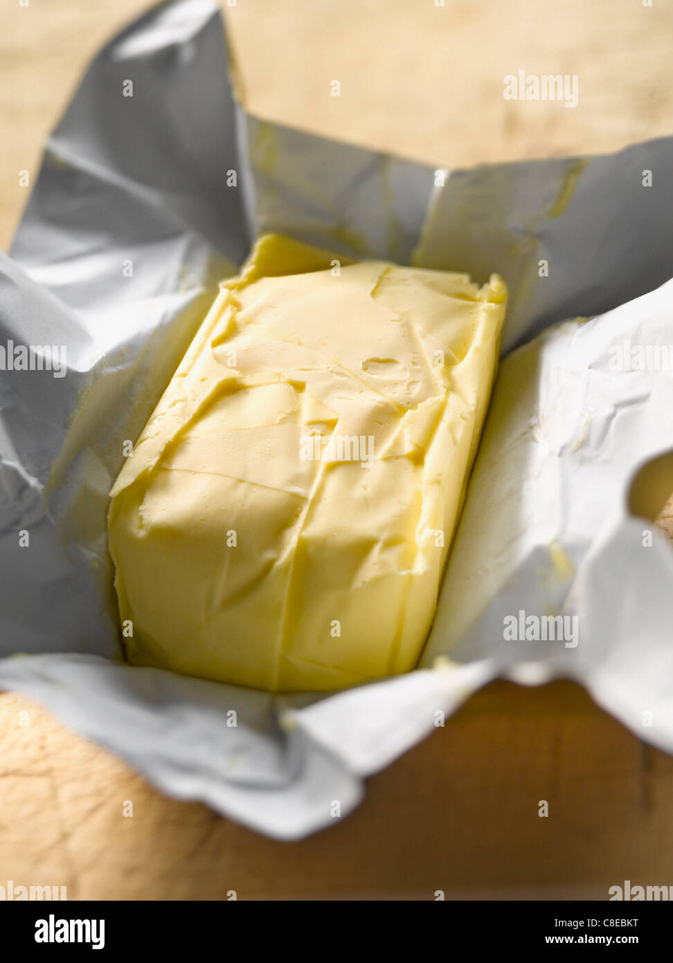 Slab of butter Stock Photo - Alamy