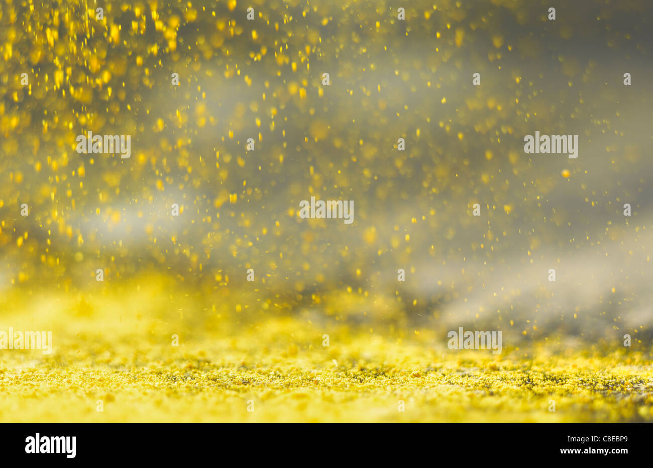 Sprinkled turmeric hi-res stock photography and images - Alamy