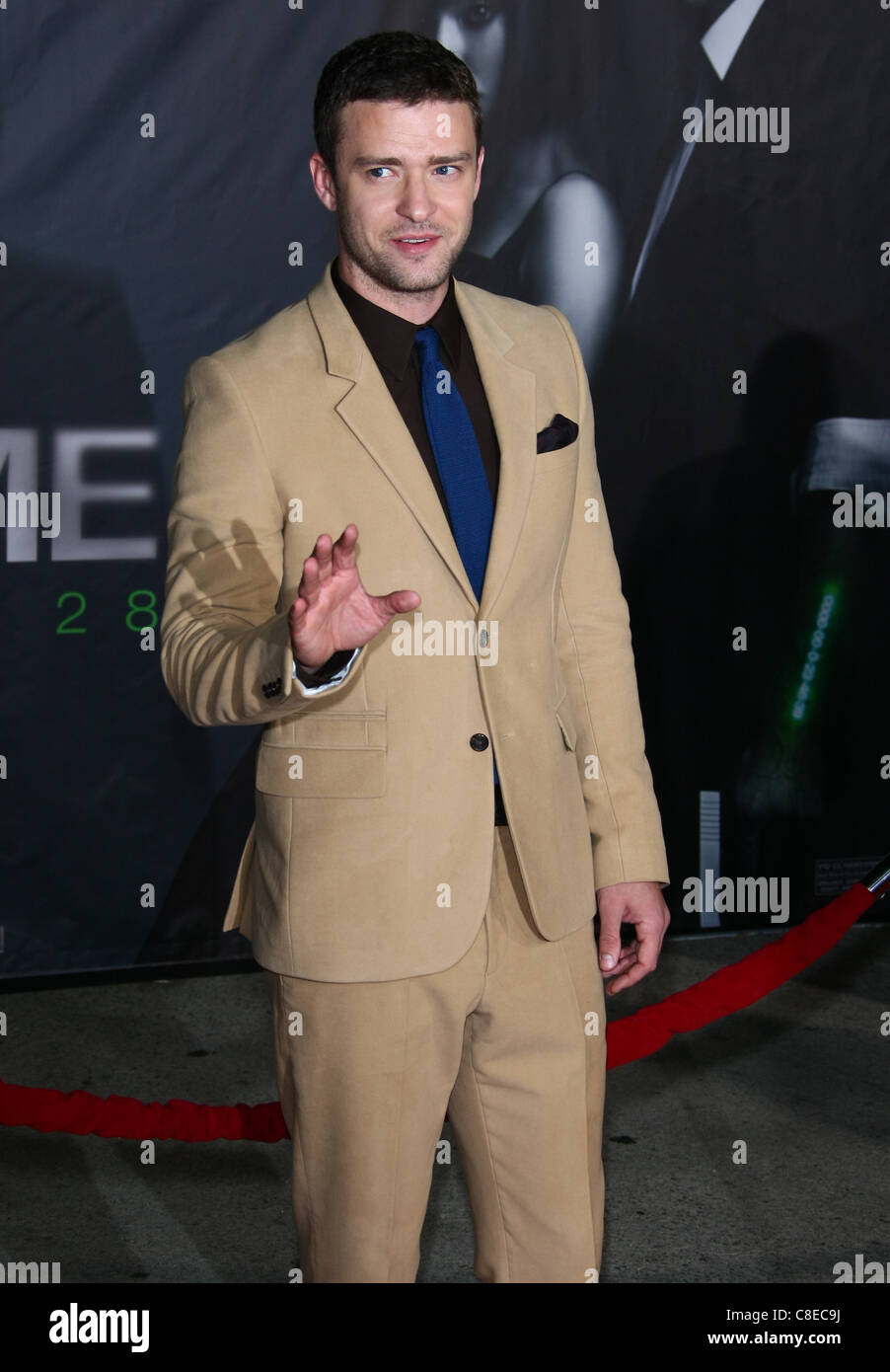 JUSTIN TIMBERLAKE IN TIME. LOS ANGELES PREMIERE LOS ANGELES CALIFORNIA ...