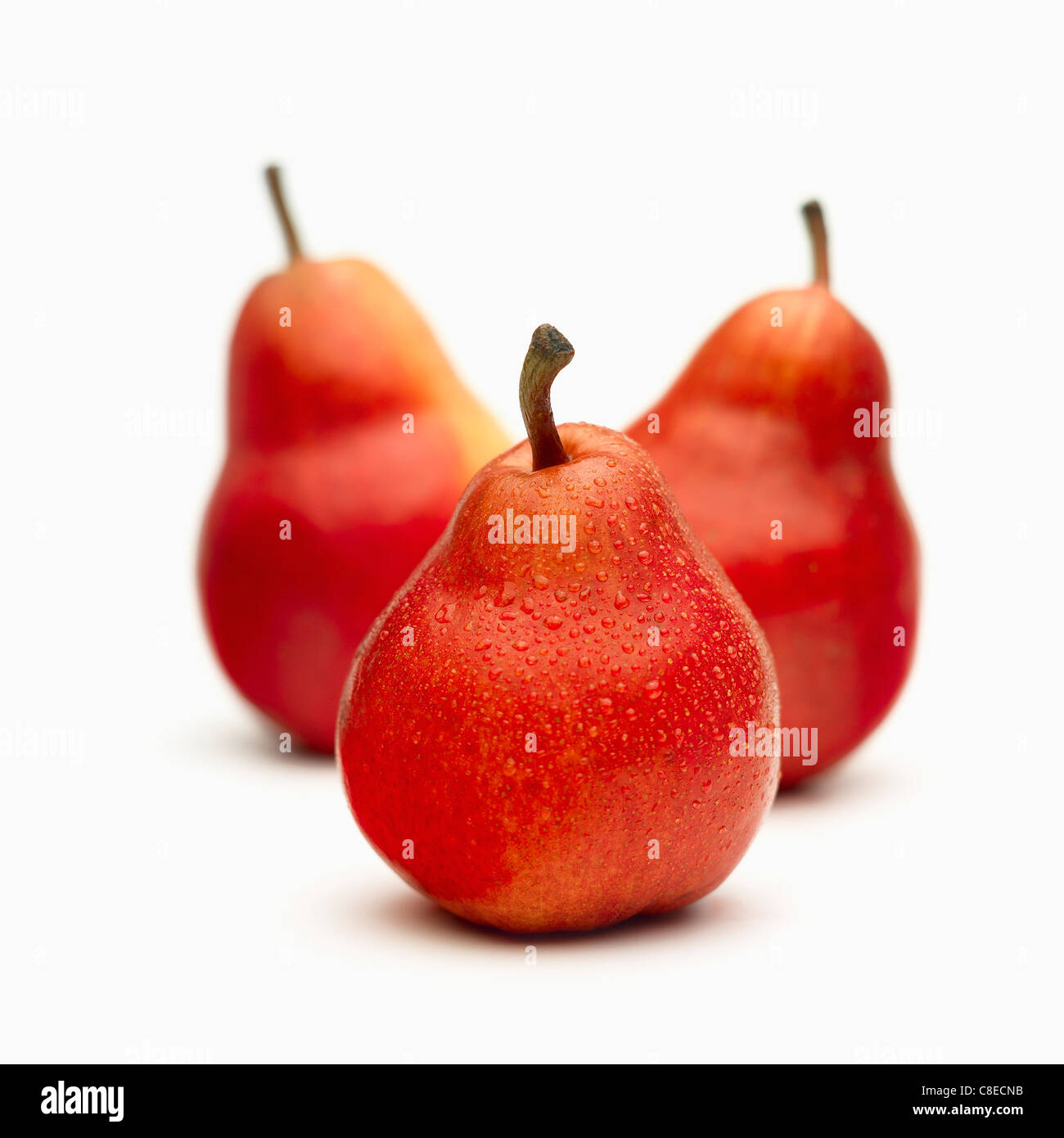 Pear cut out red hi-res stock photography and images - Alamy
