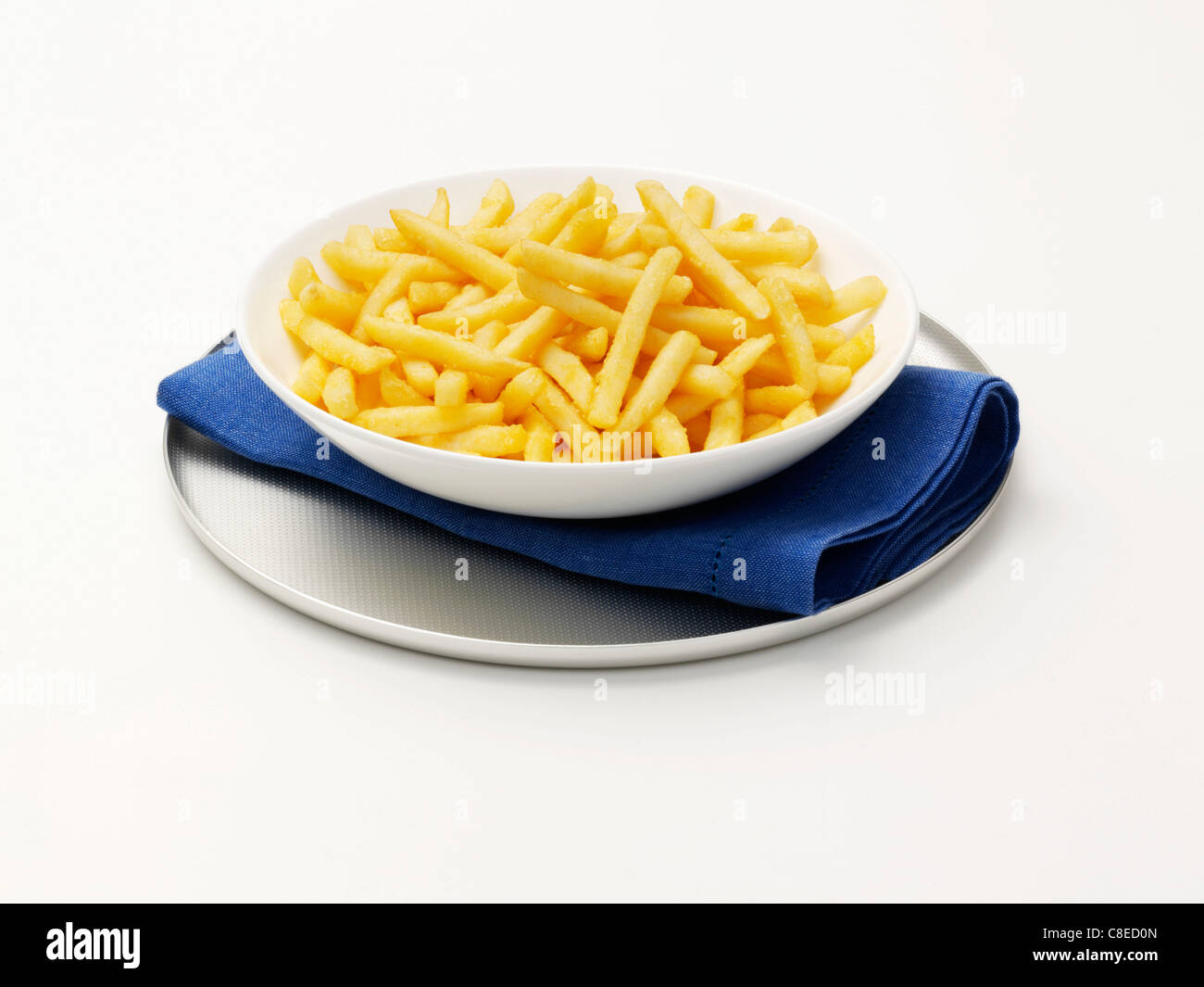 Plate of french fries Stock Photo - Alamy