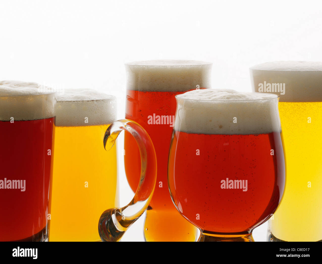 Selection of beers Stock Photo - Alamy