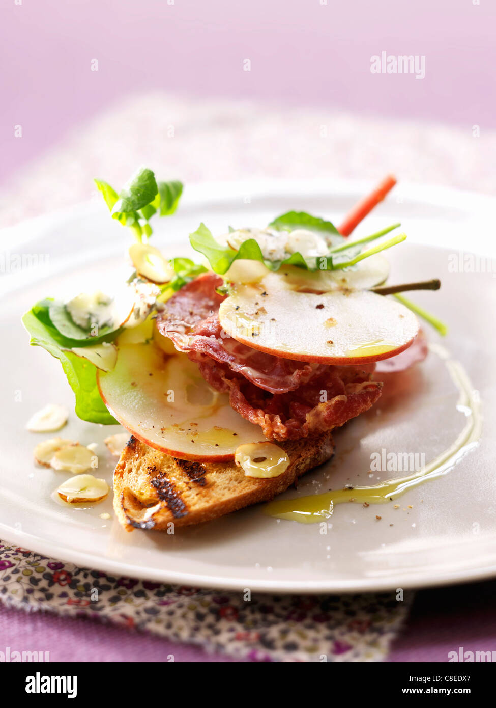 Fried pancetta hi-res stock photography and images - Alamy