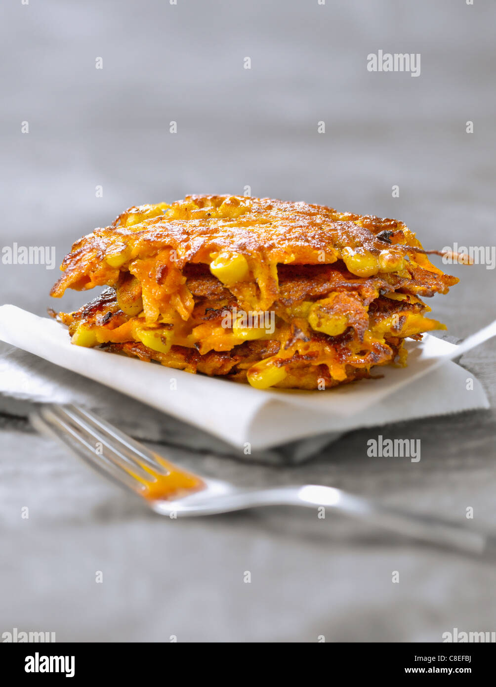 Sweet potato rosti and corn hi-res stock photography and images - Alamy