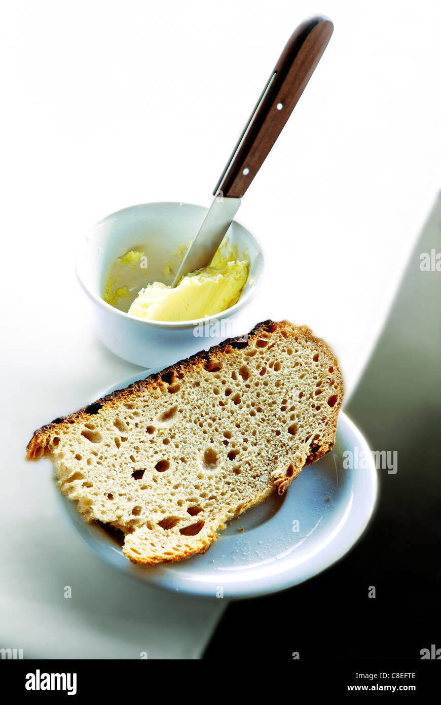 Bread and butter Stock Photo - Alamy