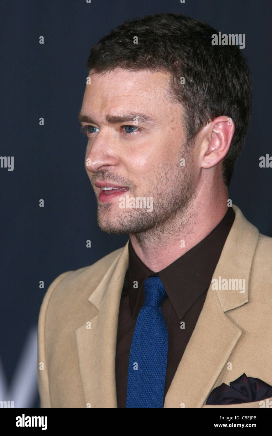 JUSTIN TIMBERLAKE IN TIME. LOS ANGELES PREMIERE LOS ANGELES CALIFORNIA ...