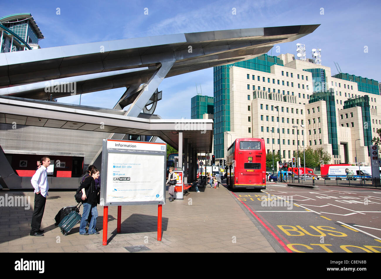 The Vauxhall Cross transport interchange, Vauxhall, London Borough of ...