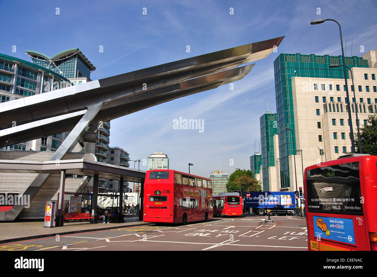 The Vauxhall Cross transport interchange, Vauxhall, London Borough of ...