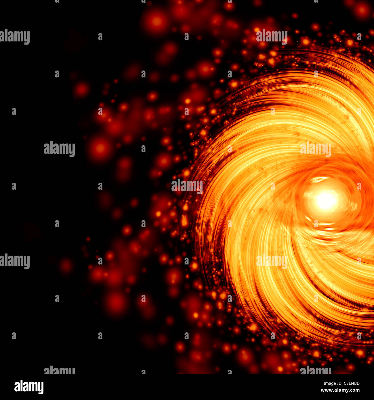 glowing motion plasma and funnel Stock Photo - Alamy