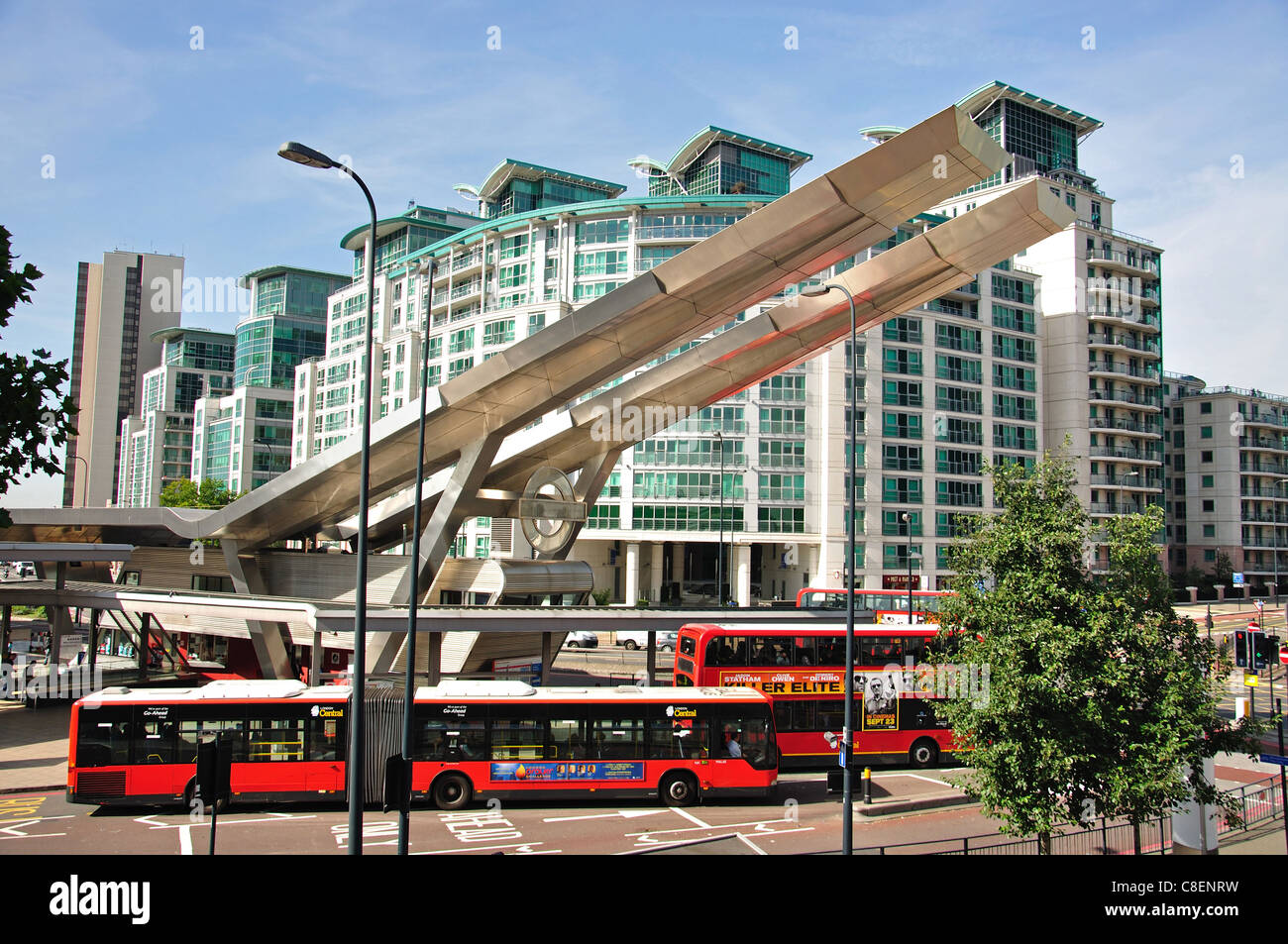 The Vauxhall Cross transport interchange, Vauxhall, London Borough of ...