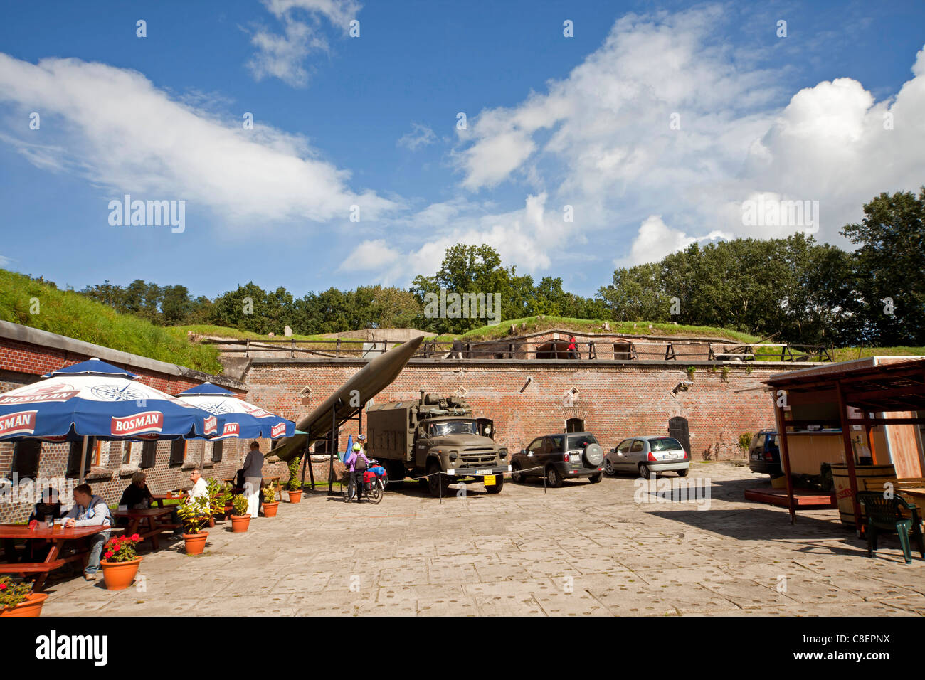 The former prussian Western Fort - Fort Zachodni, now a military ...